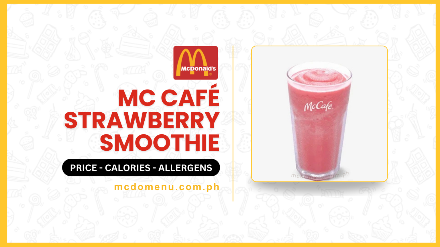 McDonald’s McCafé Coffee Float, (Price, Calories, Allergens)